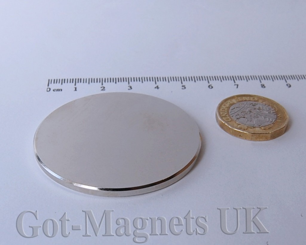 D 50 x 3mm N45 Neodymium Magnets